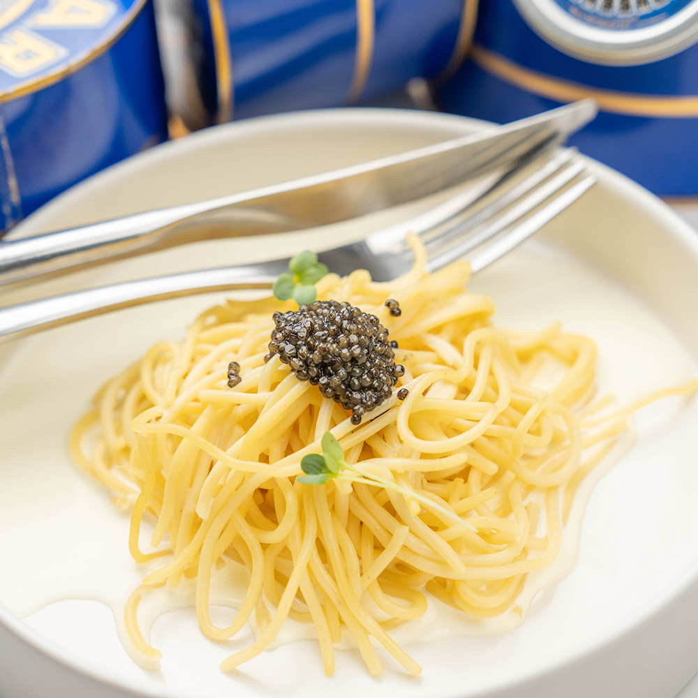 Spaghetti au caviar - Caviar Ambassade